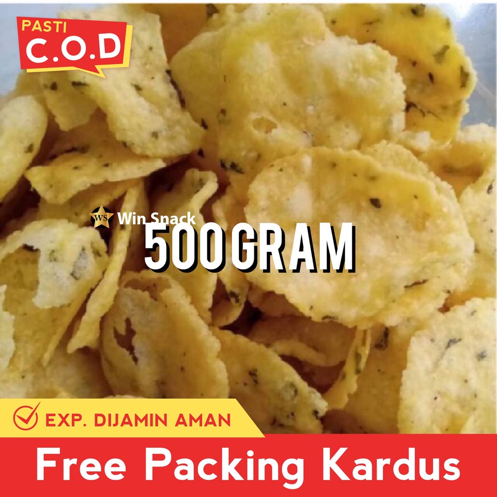 Jual MAKANAN RINGAN KERIPIK COMBRING COMBRO KERING 500 GRAM SNACK ...