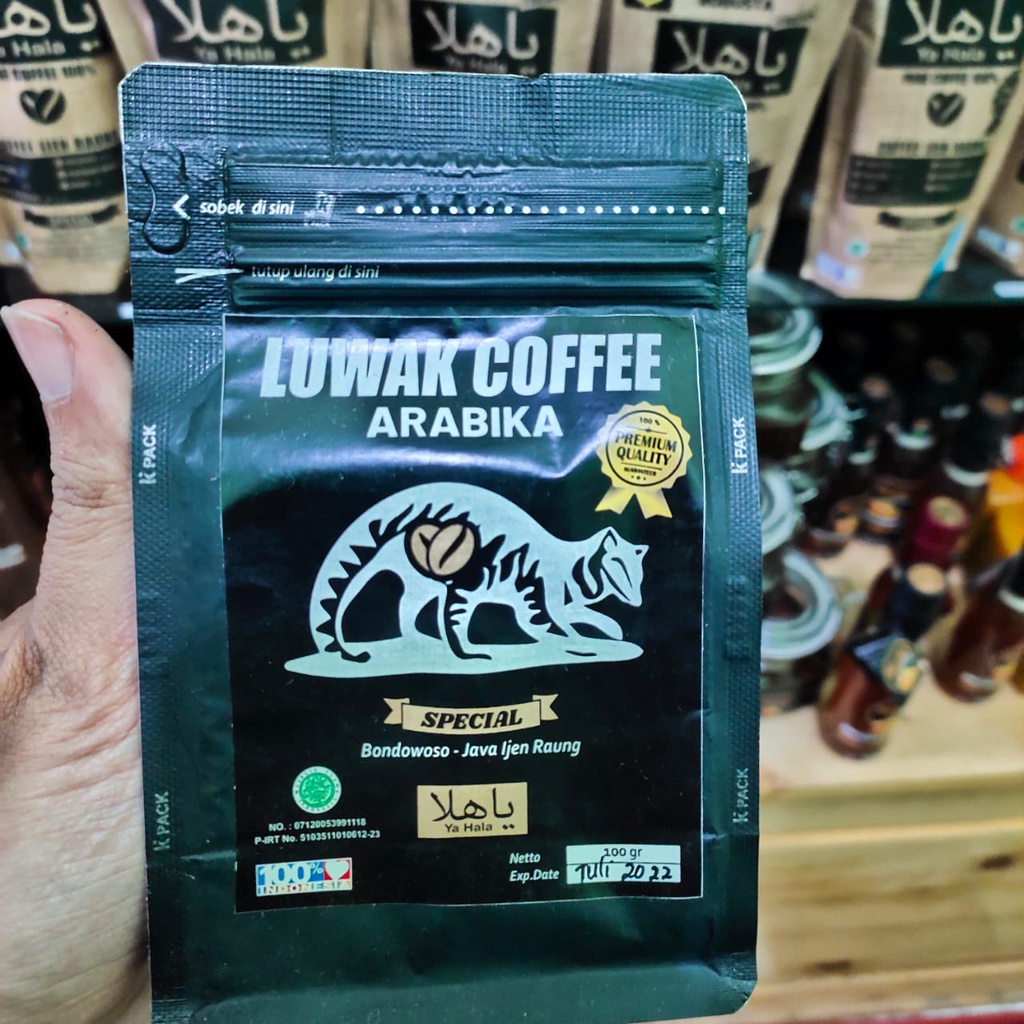 Jual Kopi Luwak Arabika Ya Hala Coffee | Shopee Indonesia