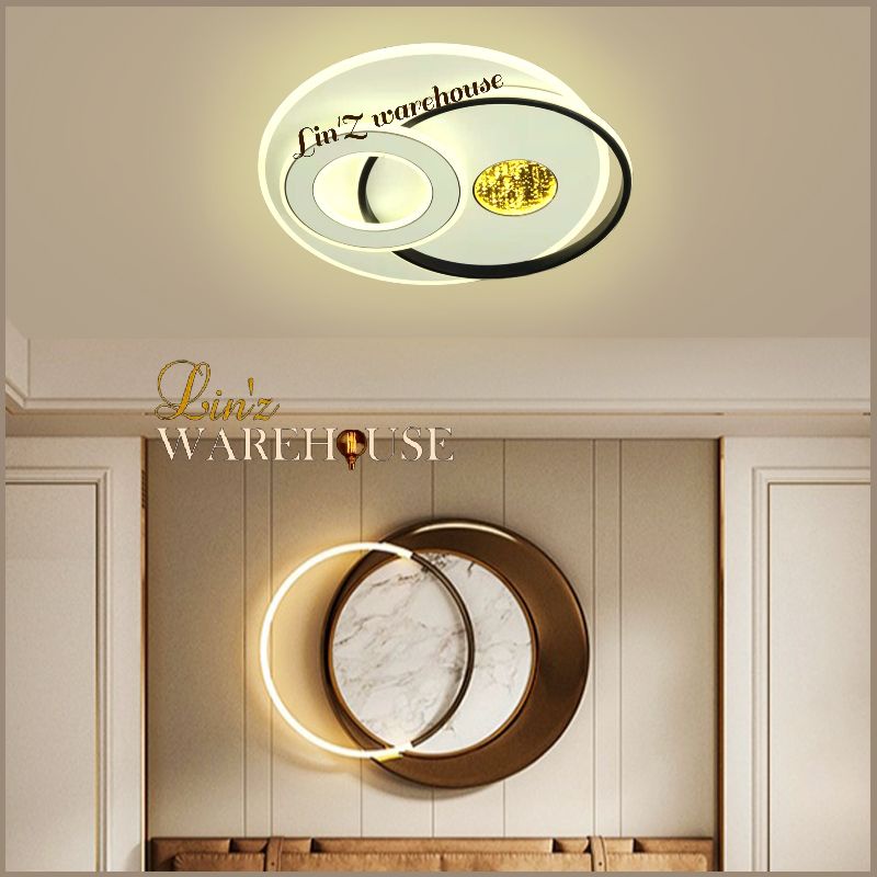 Jual Lampu plafon MINIMALIS MODERN 3 COLOUR LED SERIES B ceiling lamp | Shopee Indonesia