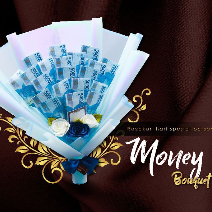 Jual MONEY BOUQUET BUKET UANG KADO BUNGA WISUDA SIDANG ULANG TAHUN ...