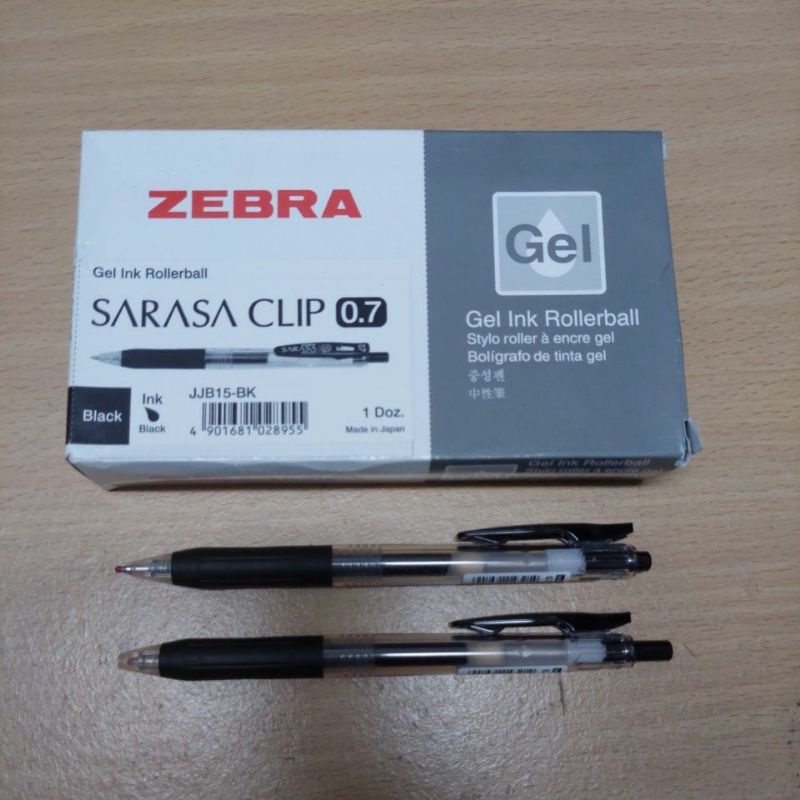 Jual (PCS) Pulpen Zebra Sarasa 0.7 JJB15 / Pulpen Gel Sarasa Clip 0.7 ...