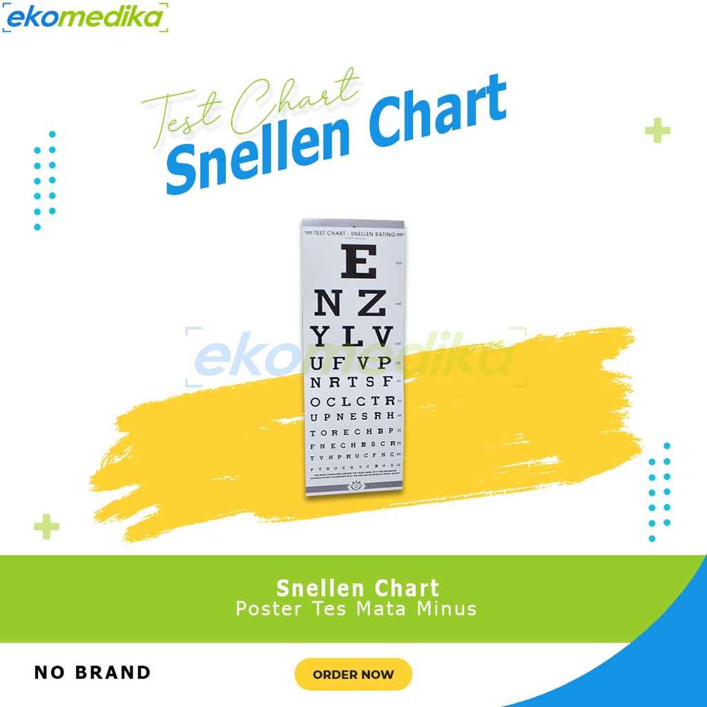 Jual Snellen Chart - Bagan / Poster Tes Mata Minus | Shopee Indonesia