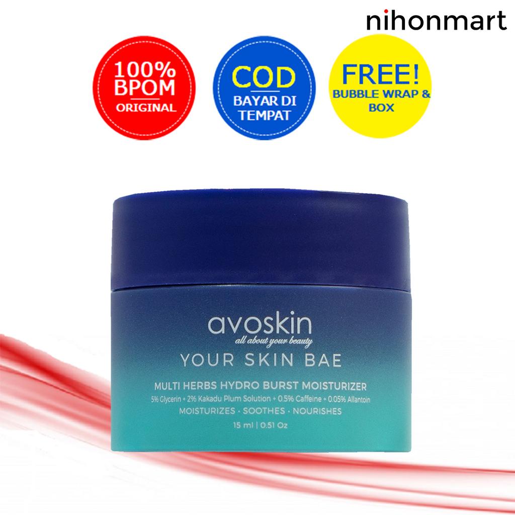 Jual Avoskin Your Skin Bae Multi Herbs Hydro Burst Moisturizer 15ml | Shopee Indonesia