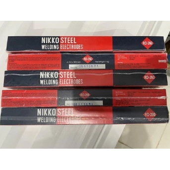 Jual KAWAT LAS NIKKO STEEL RD-260 2mm x 300mm (1kg) | Shopee Indonesia