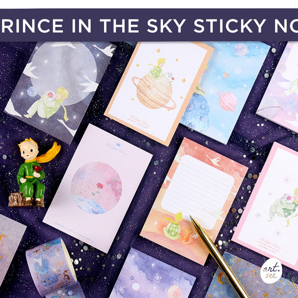 Jual Little Prince in the Sky Sticky Notes Set | Shopee Indonesia
