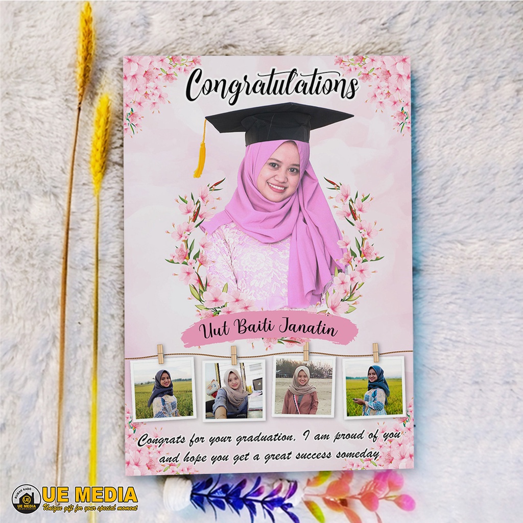 Jual CETAK FOTO FRAMELESS + EDIT FOTO DESAIN WISUDA, HADIAH WISUDA ...
