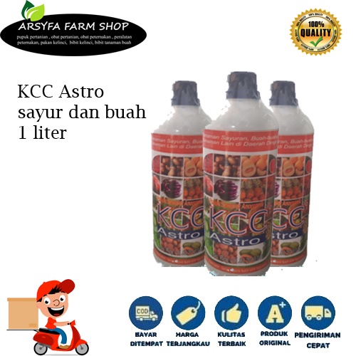 Jual Pupuk Cair Organic KCC Astro Sayur Dan Buah 1 liter | Shopee Indonesia
