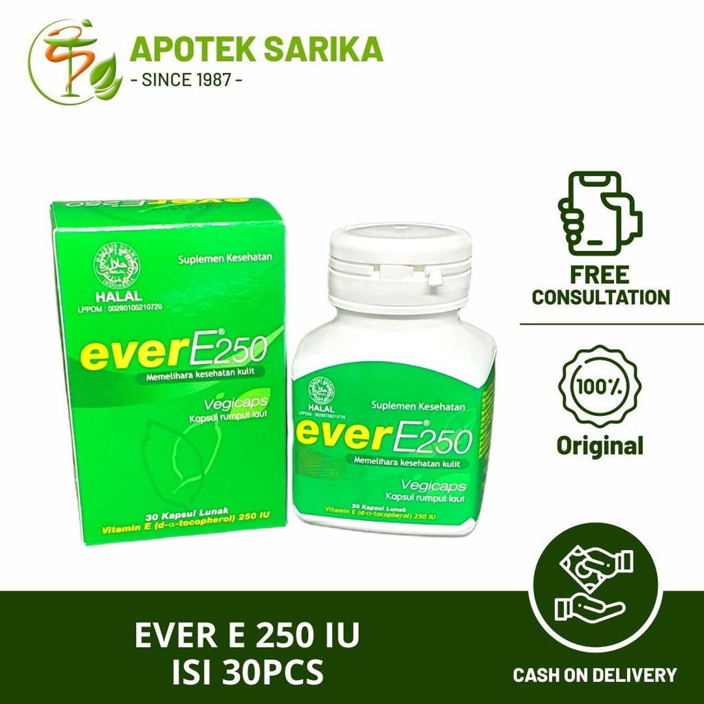 Jual Ever E 250 IU botol isi 30pcs (meningkatkan kesuburan ...