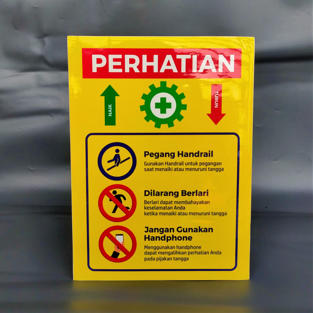 Jual Stiker Keselamatan Menggunakan Tangga | Stiker Petunjuk ...