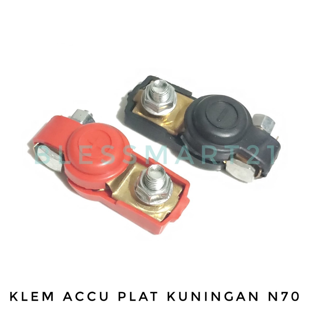 Jual KLEM AKI KEPALA AKI KUNINGAN TERMINAL ACCU MOBIL UNIVERSAL N70 ...