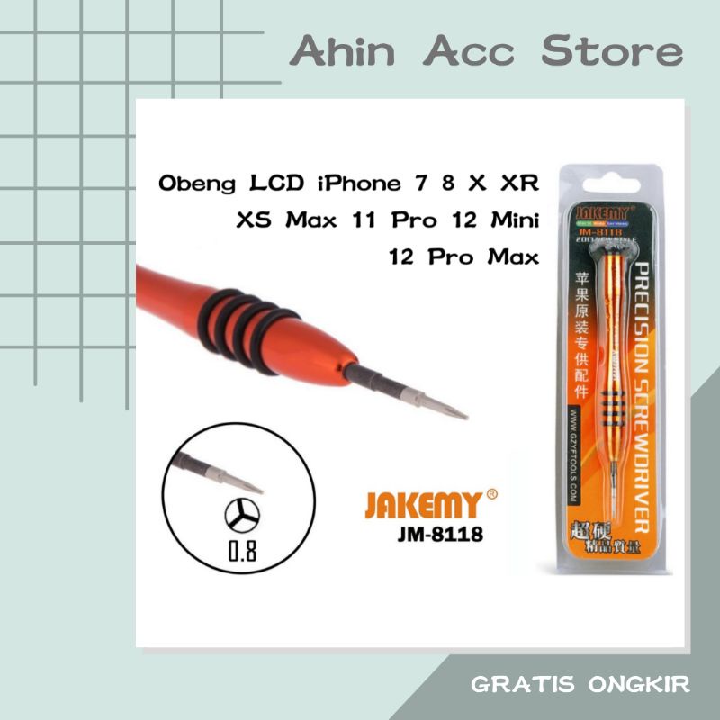 Jual Obeng LCD Obeng Y Triangel Tri Point Tri-point Screwdriver iPhone ...