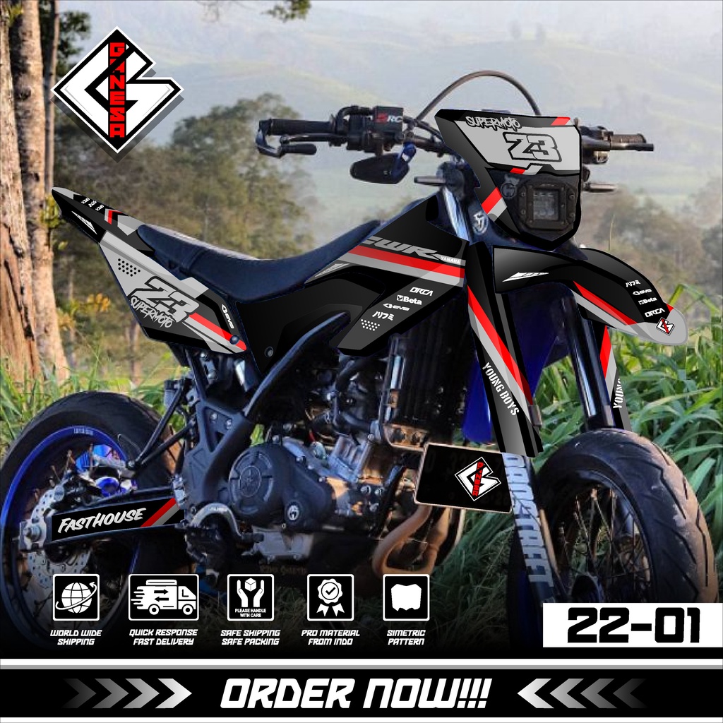 Jual Decal Sticker Motor Cross WR155 Fullbody - Dekal Stikern HOLOGRAM ...