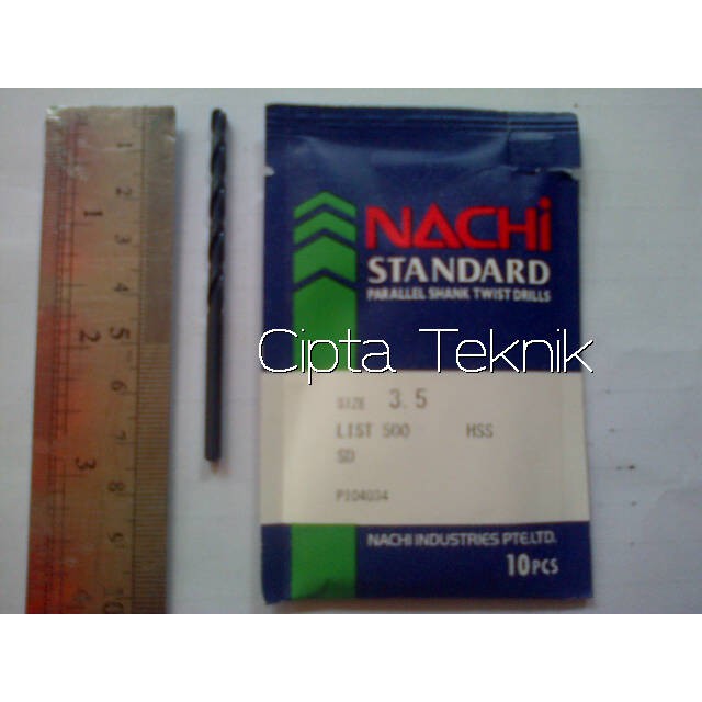 Jual Mata Bor Nachi Asli 3.5mm Matabor Nachi 3,5mm Drill 3,5 mm 3.5 mm | Shopee Indonesia