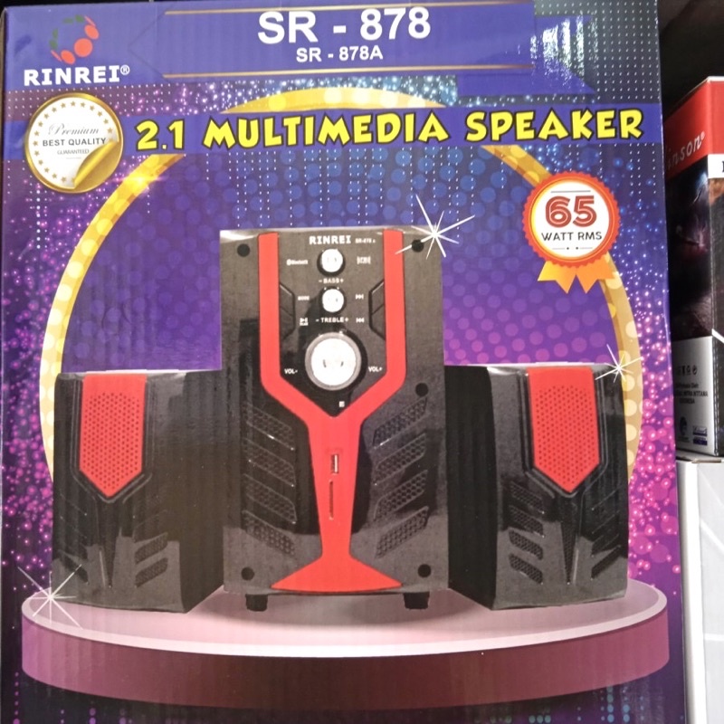 Jual SPEAKER AKTIF BLUETOOTH RINREI SR 878A 878 A MULTIMEDIA SPEAKER AKTIF | Shopee Indonesia