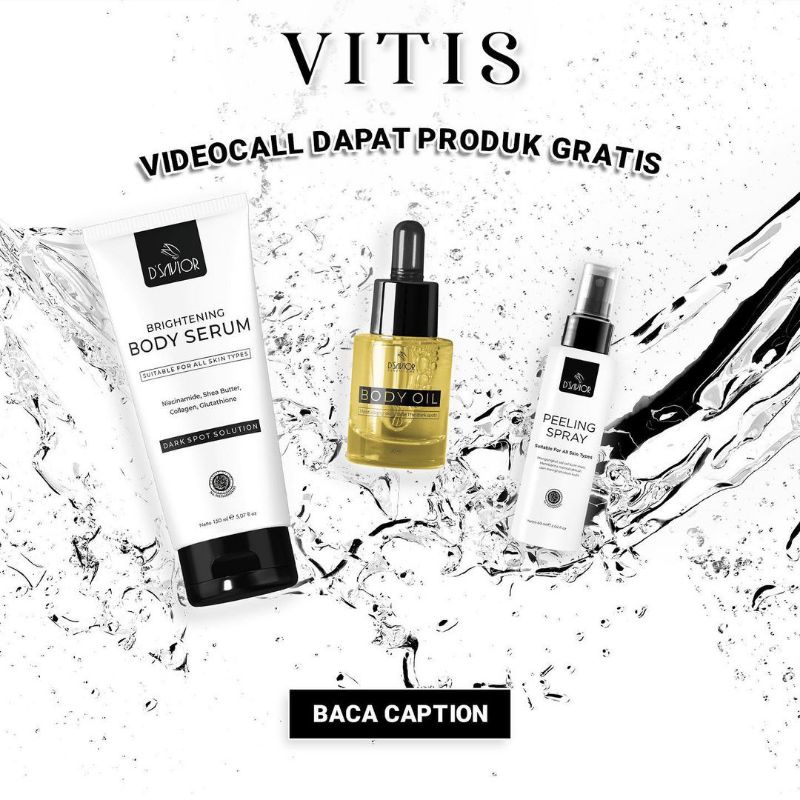 Jual D savior Body Whitening Serum Mencerahkan Kulit dan Memudarkan ...