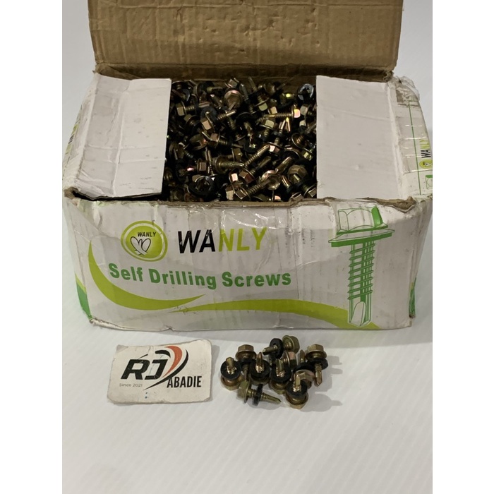 Jual Sekrup Baut Roofing / Skrup Driling Sds Wanly [1Ktk] | Shopee ...