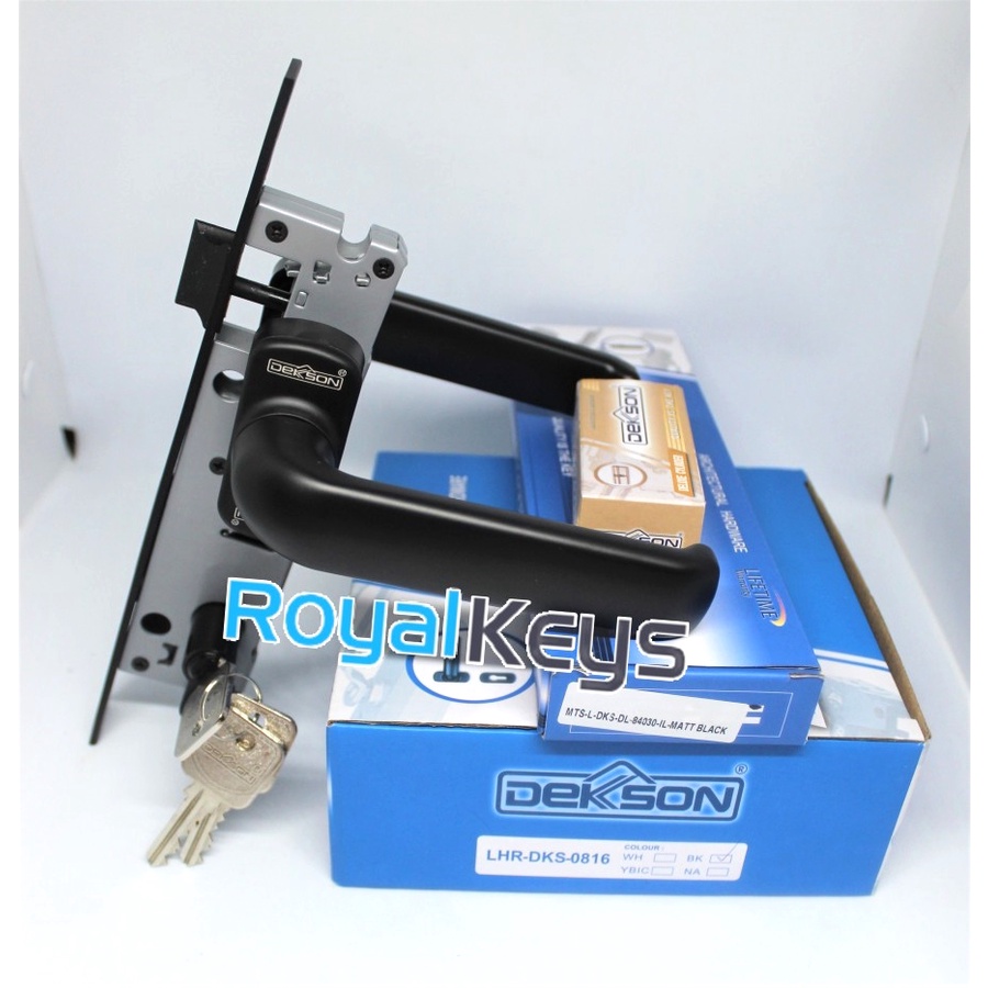 Jual Paket Set Handle Dekson Dekkson LHR 0816 Hitam Gagang Pintu ...