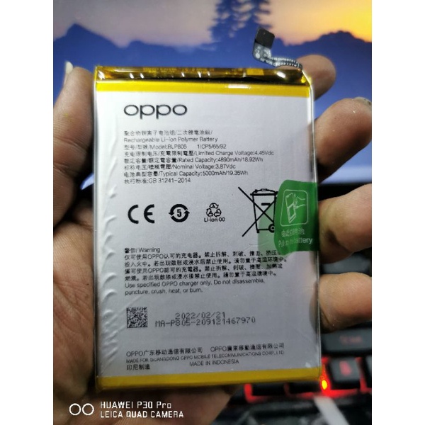 Jual batu baterai batre oppo a16 original copotan | Shopee Indonesia