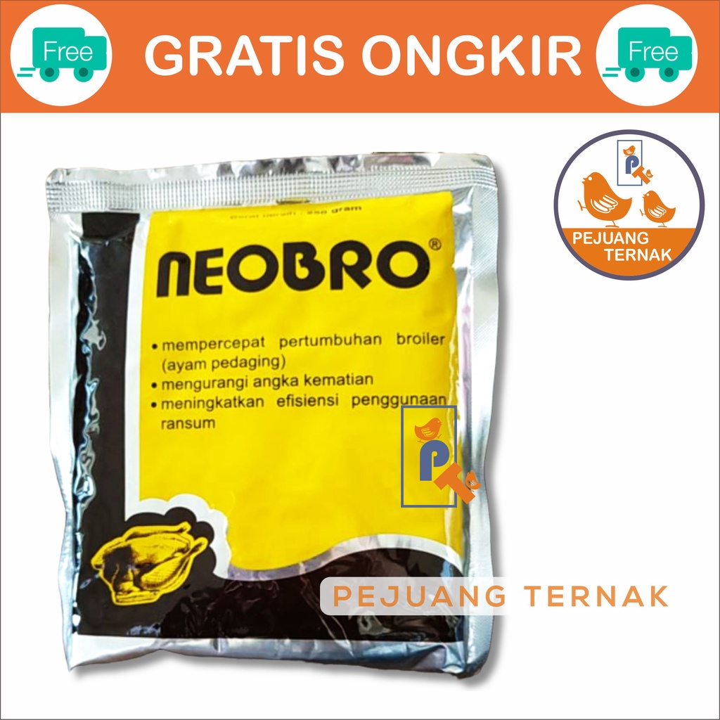 Jual NEOBRO 250 GR - VITAMIN PENGGEMUK AYAM BROILER | Shopee Indonesia