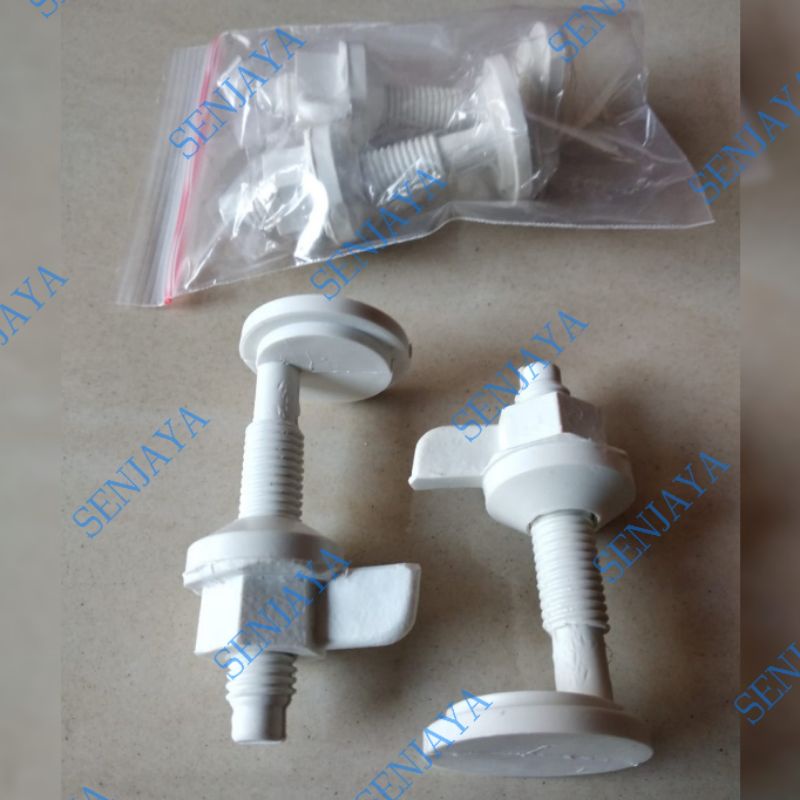 Jual Baut engsel tutup closet duduk isi 2 pcs | Shopee Indonesia