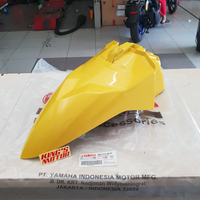 Jual SPAKBOR DEPAN MIO M3, MIO Z KUNING ASLI YAMAHA | Shopee Indonesia