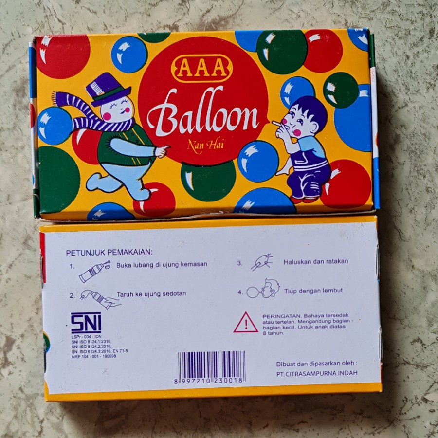 Jual Mainan Balon Tiup AAA Isi 32pcs - Mainan Anak Tiup Bening Balon ...