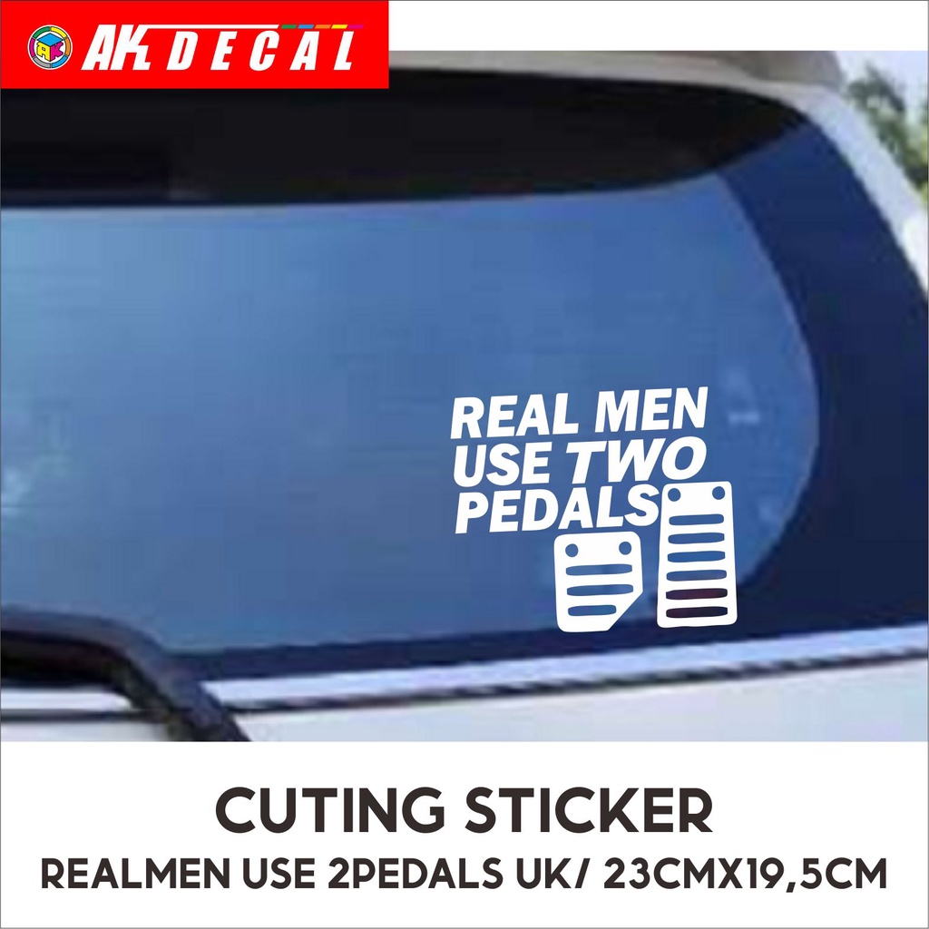 Jual CUTTING STIKER 2 PEDALS CUSTOM STICKER UNTUK MOBIL TAHAN BERTAHUN ...