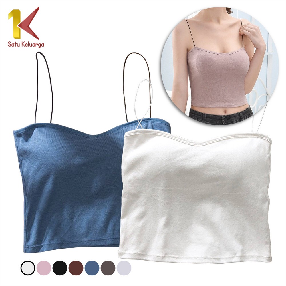 Jual Satu Keluarga Tanktop P108 Cup Singlet Wanita Atasan Wanita ...