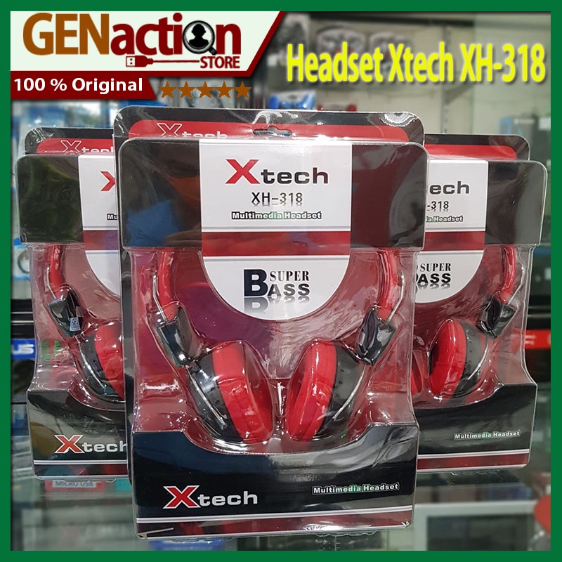 Jual Headset Xtech XH-318 With Mic | Shopee Indonesia