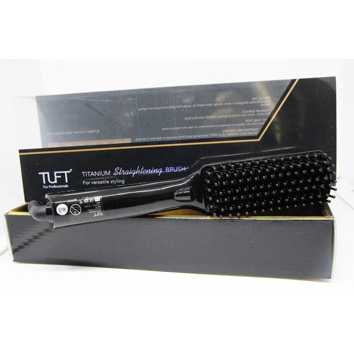 Jual TUFT Professional Titanium Straightening Brush / Catok Sisir ...