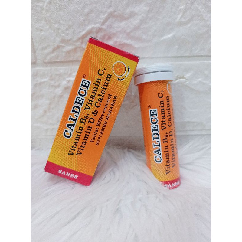 Jual Caldece (Vitamin B6, Vitamin C, Vitamin D & Calcium) | Shopee ...