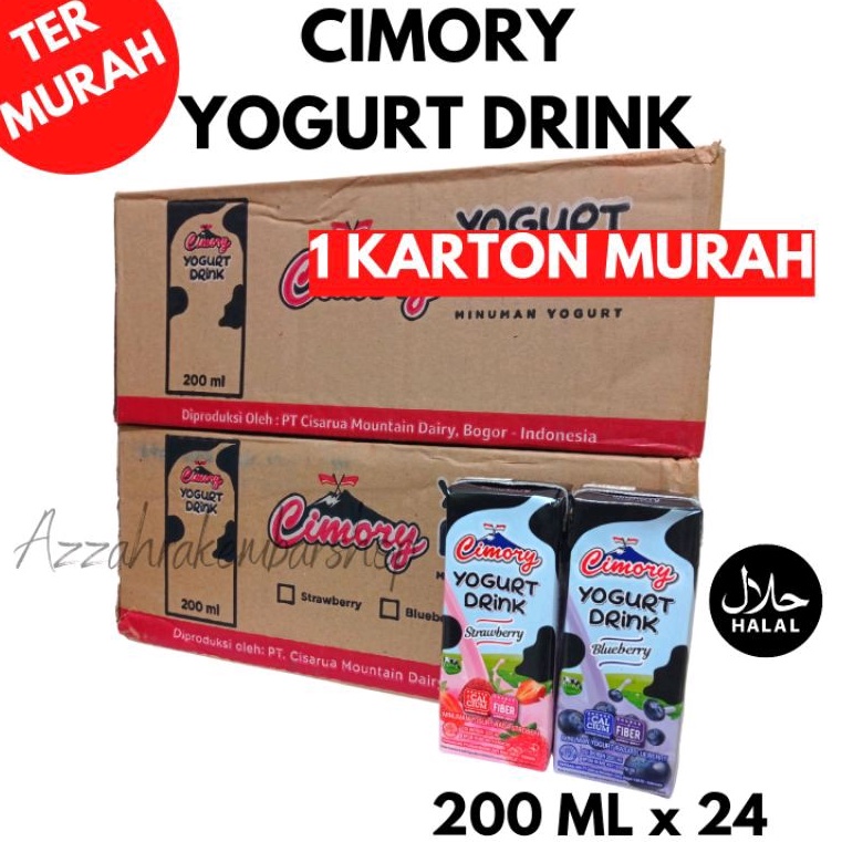 Jual 1 Dus Yogurt Cimory Drink Strawberry Blueberry Isi 24 Pcs | Shopee Indonesia