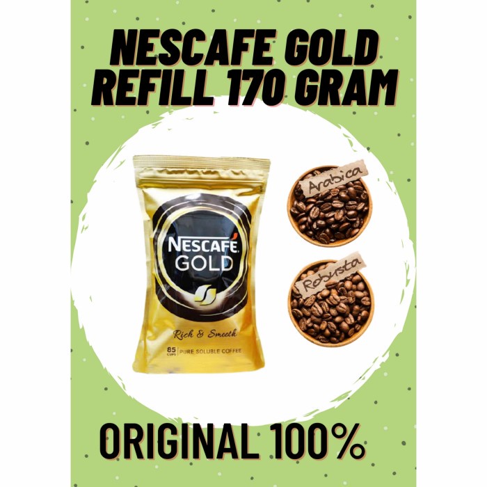 Jual Nescafe Gold 170 gram refill CUCI GUDANG | Shopee Indonesia