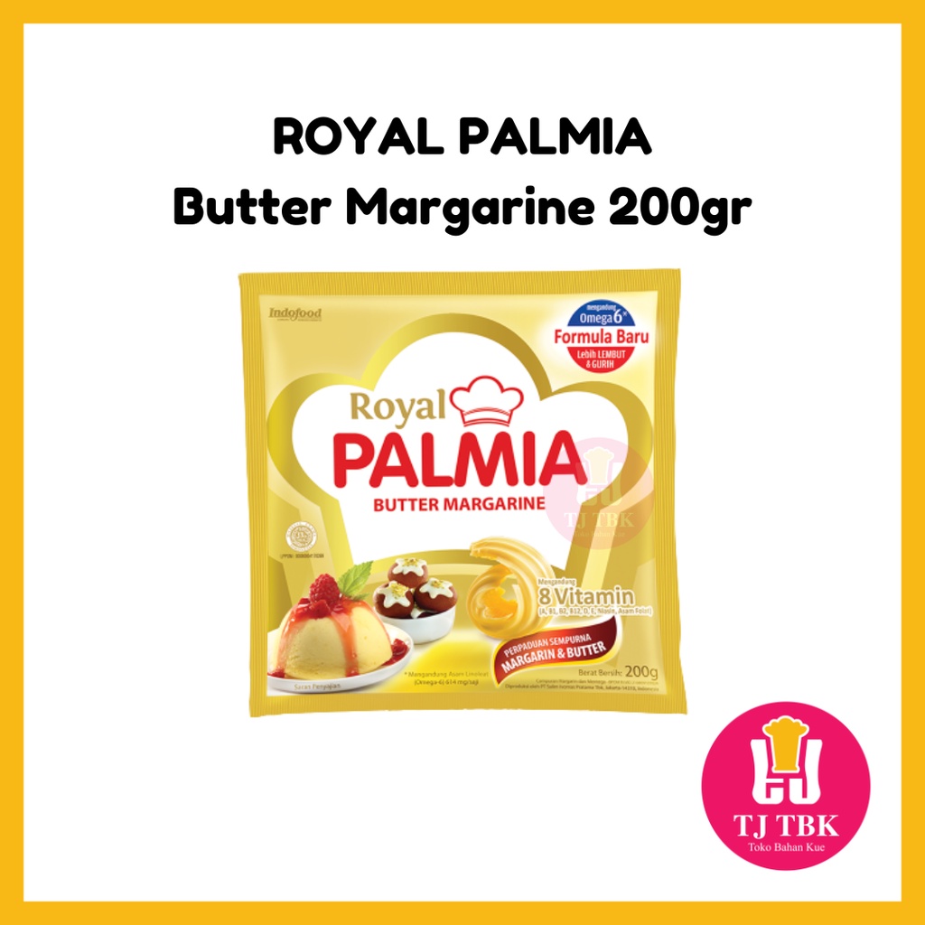 Jual ROYAL PALMIA Butter Margarine 200gr/Palmia Margarine 200g | Toko ...