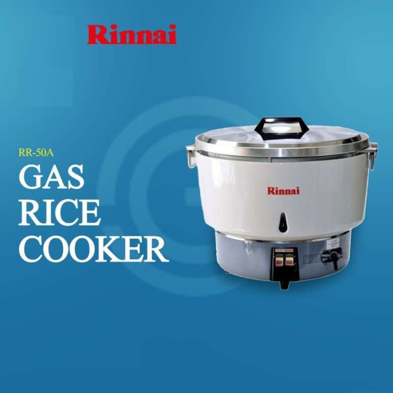 Jual RINNAI GAS RICE COOKER RR 50 A PENANAK NASI GAS BESAR 10L | Shopee ...