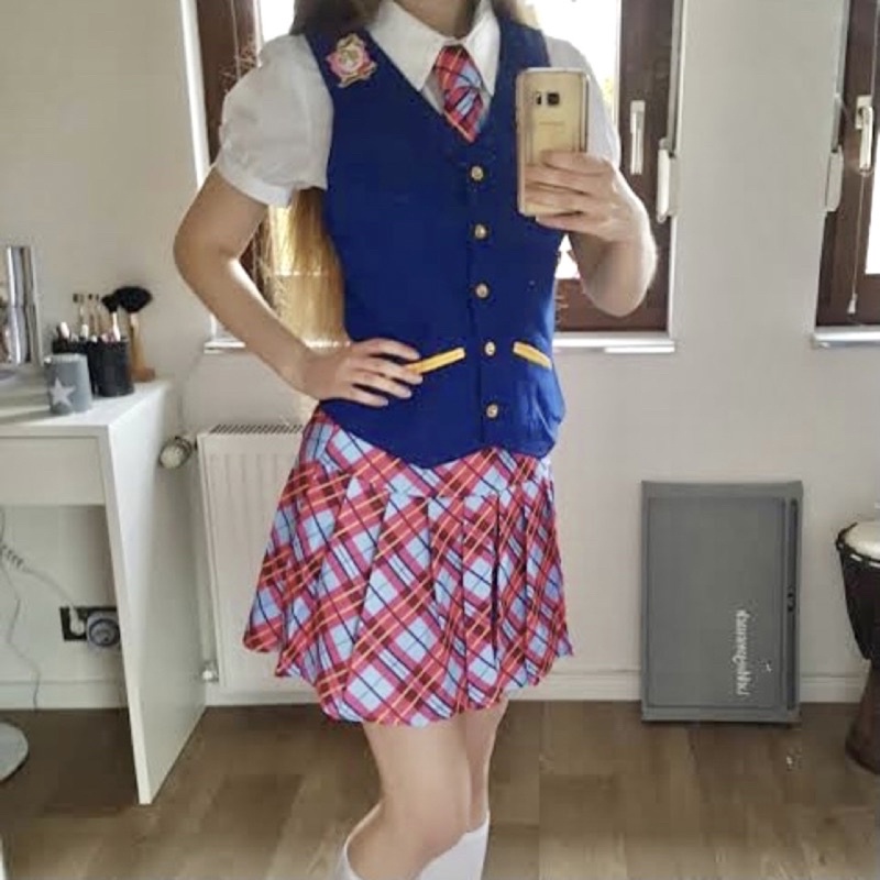 Jual Barbie Princess Charm School Uniform Cosplay Costume Set | Shopee ...