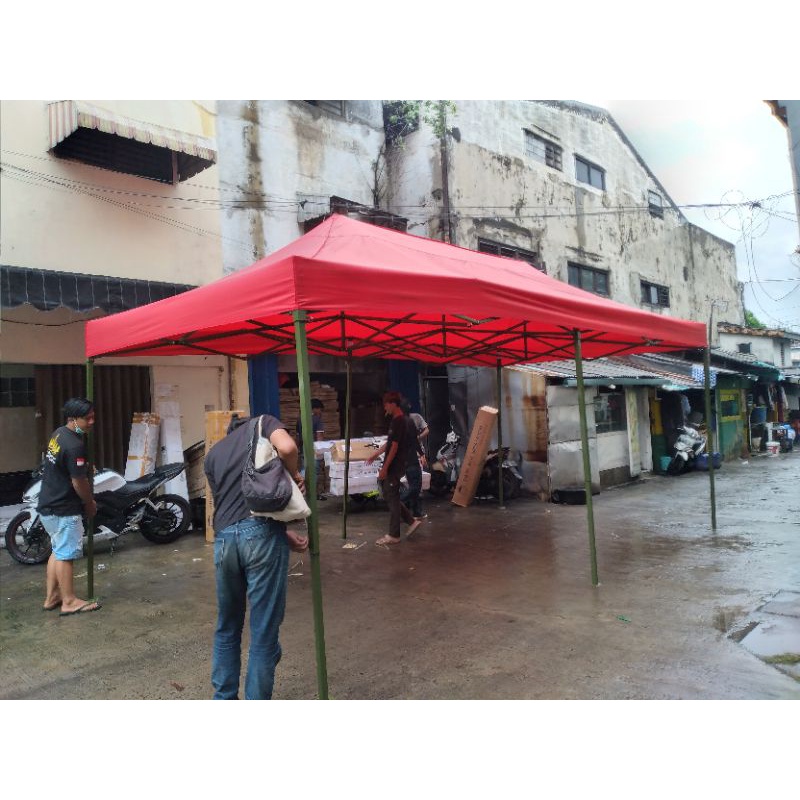 Jual TENDA LIPAT SUPER PREMIUM Uk 3x6 TEBAL BESI 1.4 MM | Shopee Indonesia