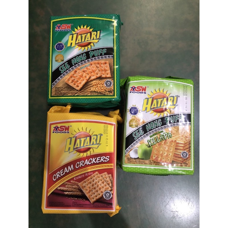 Jual HATARI Biskuit Crackers 260 gr | Shopee Indonesia