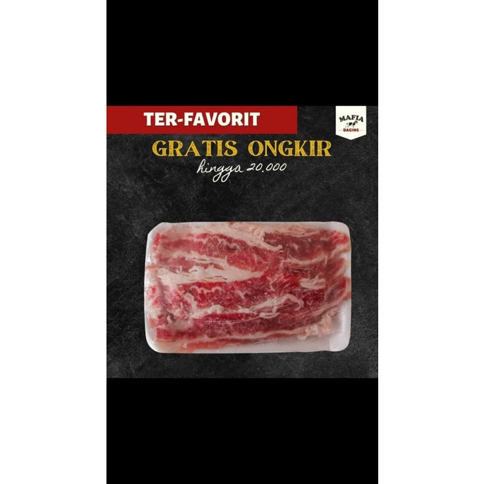 Jual Usa Beef Slice Daging Sapi Slice Tipis Shortplate Slice 250 G