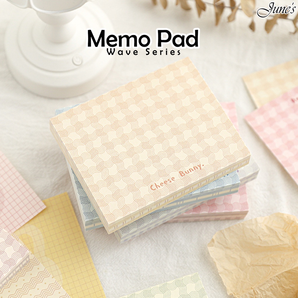 Jual 100 lembar Post It Memo Wave Dot Motif Sticky Notes Catatan ...