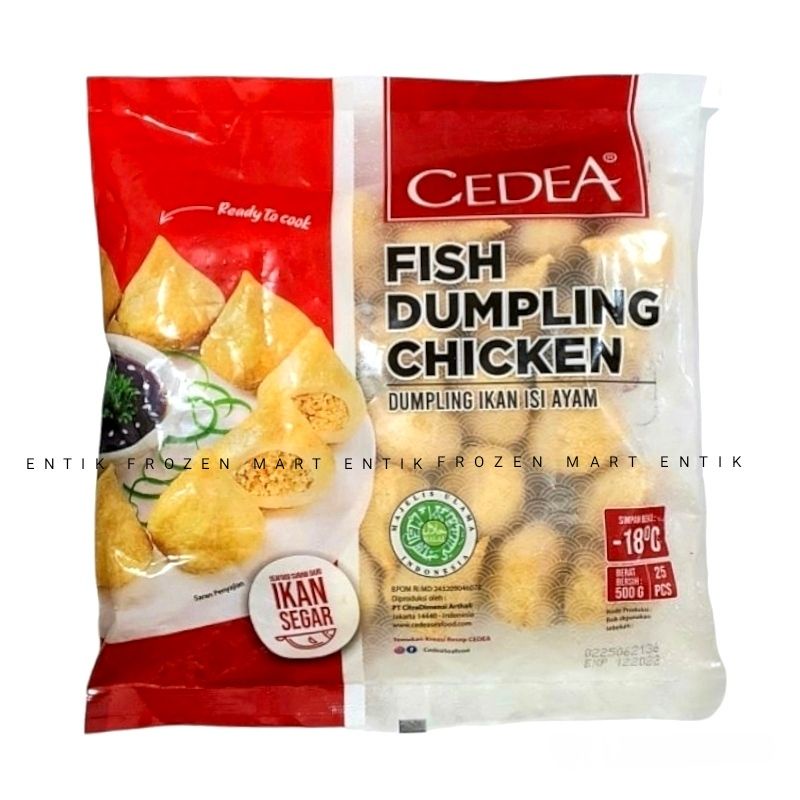 Jual Cedea Dumpling ikan isi Ayam 500gr (Fish Dumpling Chicken) / Entik ...