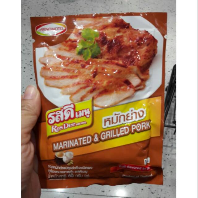 Jual Rosdee - Marinated Grilled Pork / Ajinomoto Thailand / Babi Non ...