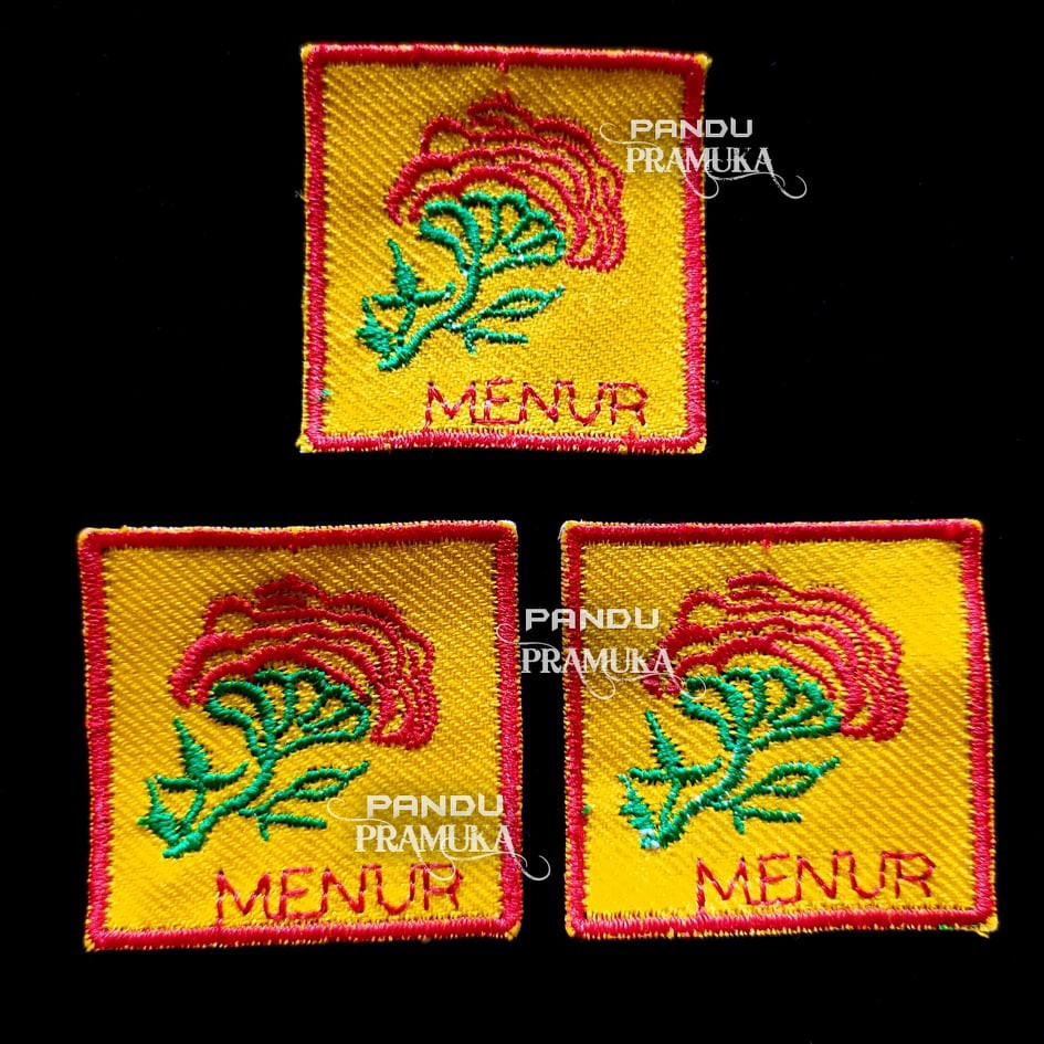 Jual bed bordir tanda regu pramuka putri bunga menur | Shopee Indonesia