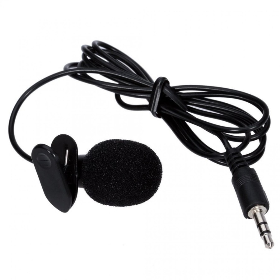 Jual Microphone with Clip On for Laptop / Mic Hp / PC (Smule) Jack 3 ...