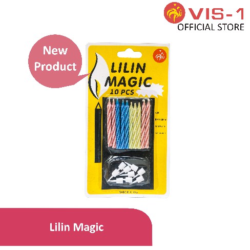 Jual Lilin Ulang Tahun Magic VIS-1 / Lilin Ulir isi 10pcs | Shopee ...