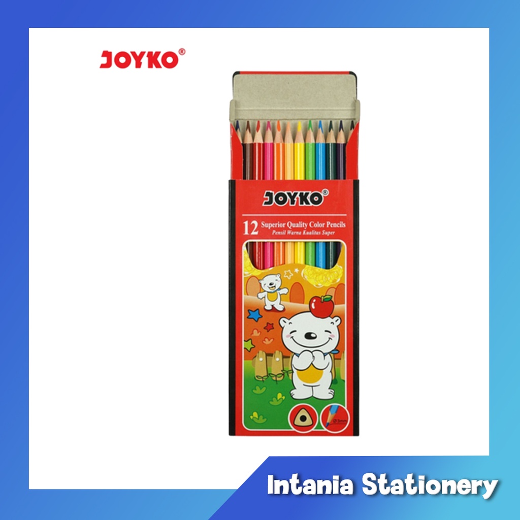 Jual PENSIL WARNA JOYKO 12 WARNA | Shopee Indonesia