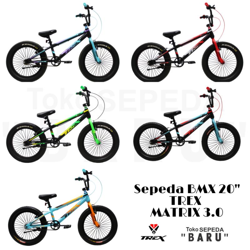 Jual TB - Sepeda BMX TREX MATRIX 3.0 Uk 20 Inch | Shopee Indonesia