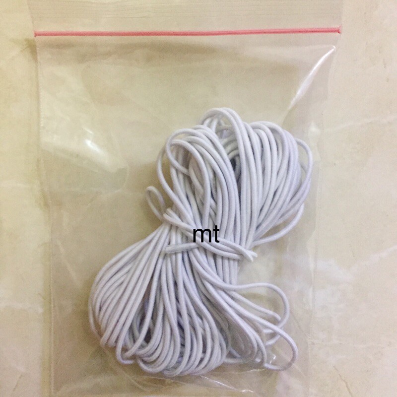 Jual Tali sengkelit/2.mm//hitam/putih | Shopee Indonesia