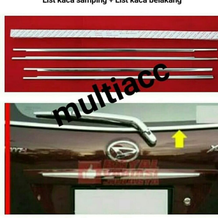 Jual Paket List Kaca Samping+ Belakang Mobil Grand New Avanza Dan Xenia ...