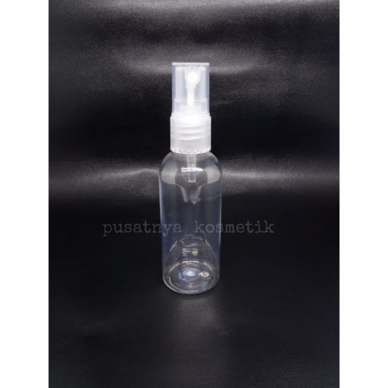 Jual Botol spray 60ml PET Premium bening tutup spray natural botol ...